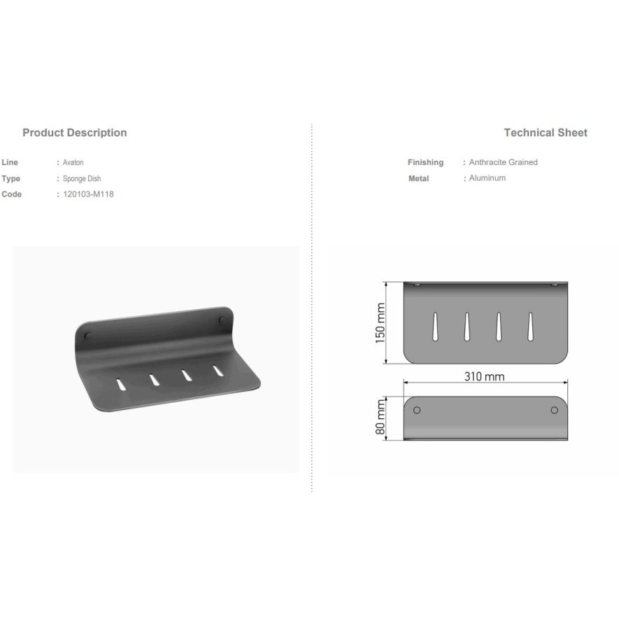 ΣΠΟΓΓΟΘΗΚΗ ΤΟΙΧΟΥ ΜΟΝΟ ΣΤΗΡΙΓΜΑ ΧΡΩΜΕ SANCO Avaton 120103-Z115 Yellow ...
